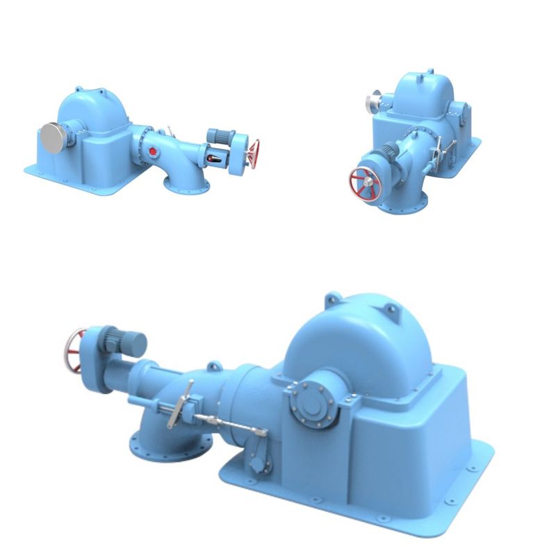 500kw 1mw Rated Speed Turgo Turine Hydro Generator With AVR Customized