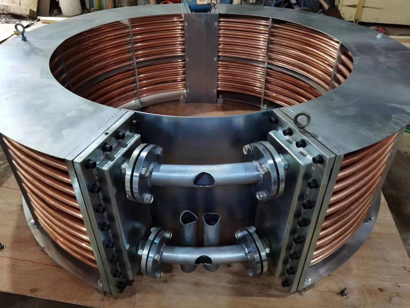 Customized Stainless Steel Generator Upper Guide Bearing Oil Cooler