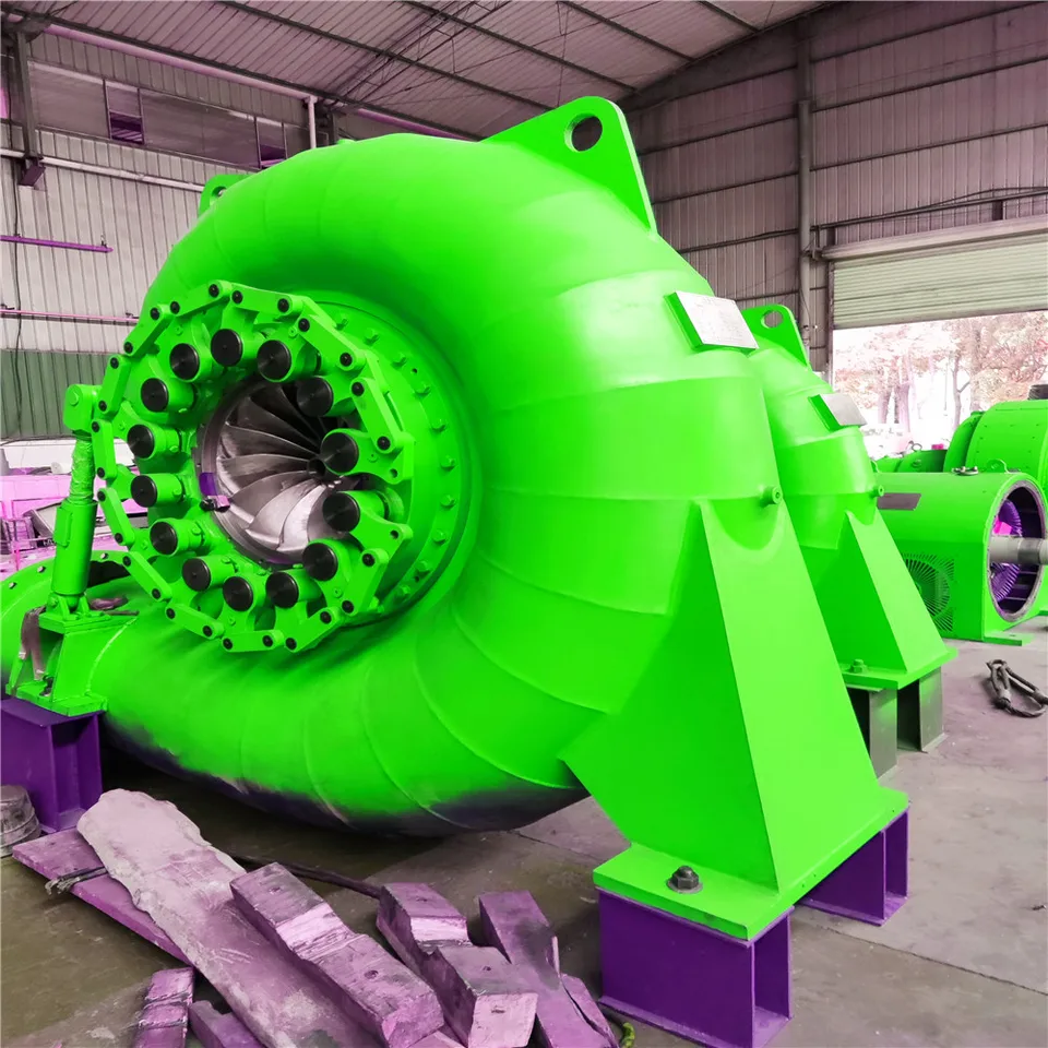 Steel And Stainless Steel Hydro Turbine Generator For Water Head 5m ...