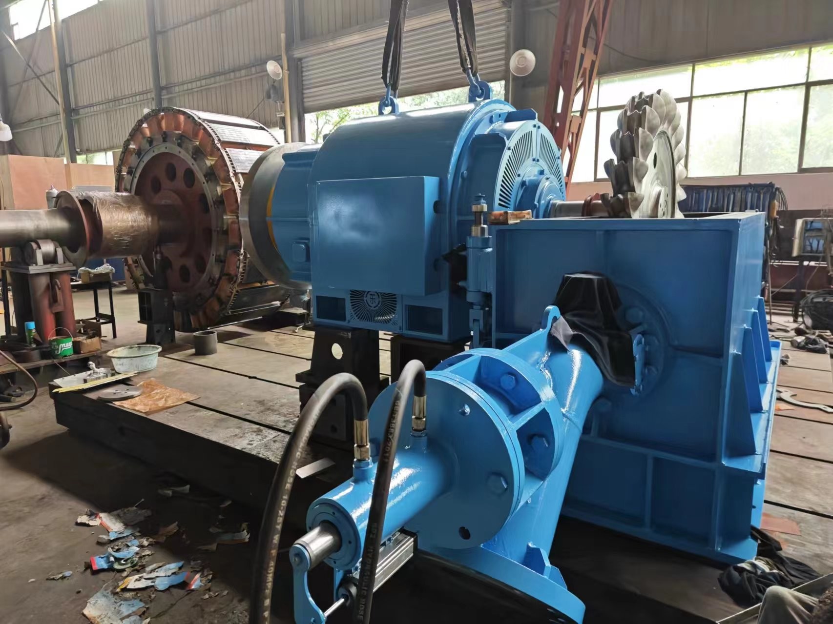 500KW-10MW Hydro Turbine Generator Operates At 450-1000rpm For Various ...