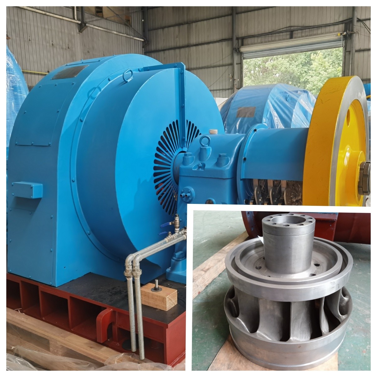 Rated Water Head from 20m to 300M Impeller Francis Turbine Generator ...