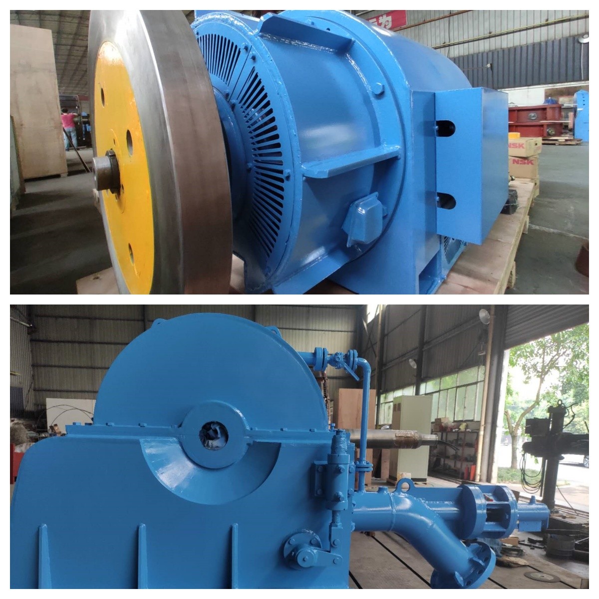 Cast Iron Pelton Wheel Turbine Generator Rated Current 100A-1000A 100KW ...