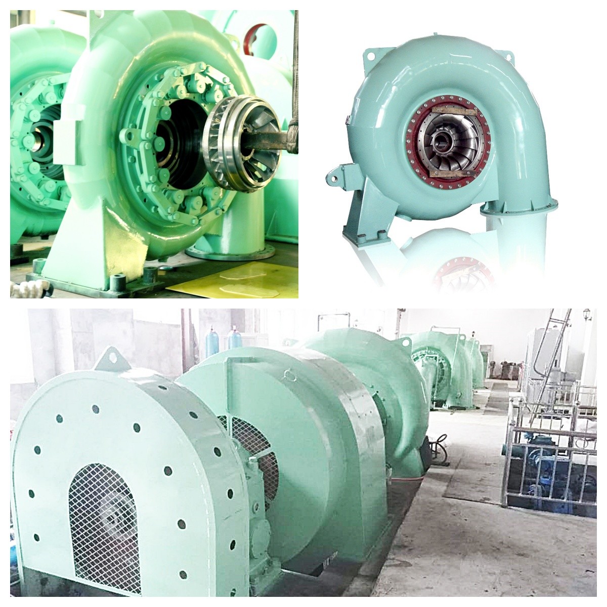 200kW-20MW Hydroturbine Brushless Excitation Generator For Power Generation