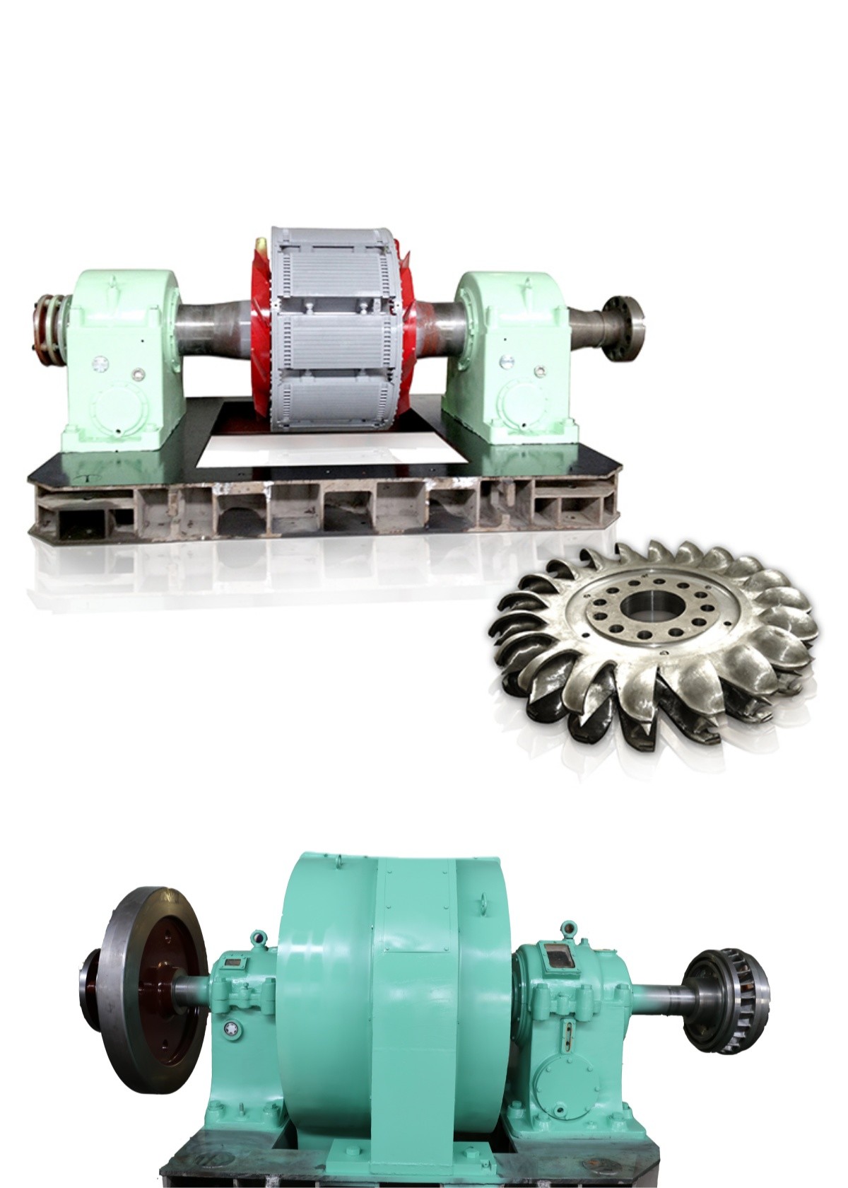 Customized 100-1000A Rated Current Pelton Turbine Generator with F ...