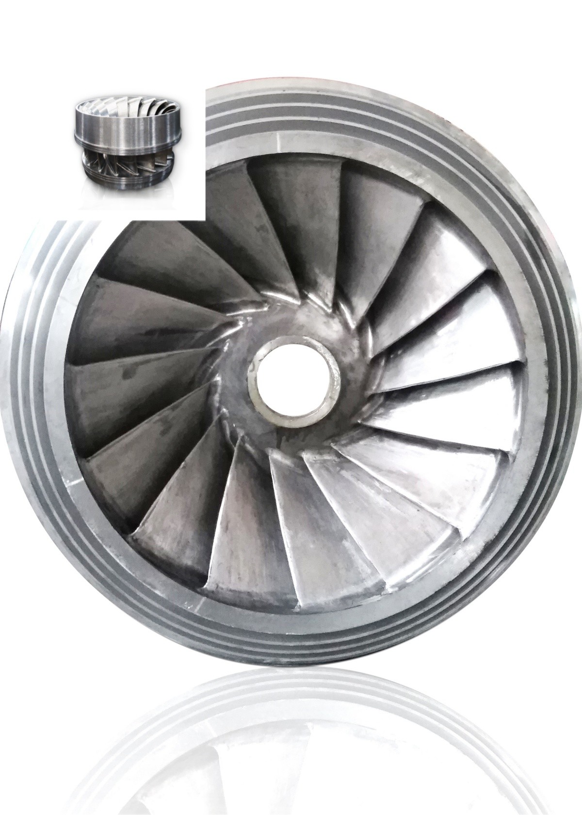 Customized Fixed Welded Blade Angle Hydro Turbine Runner With Surface ...