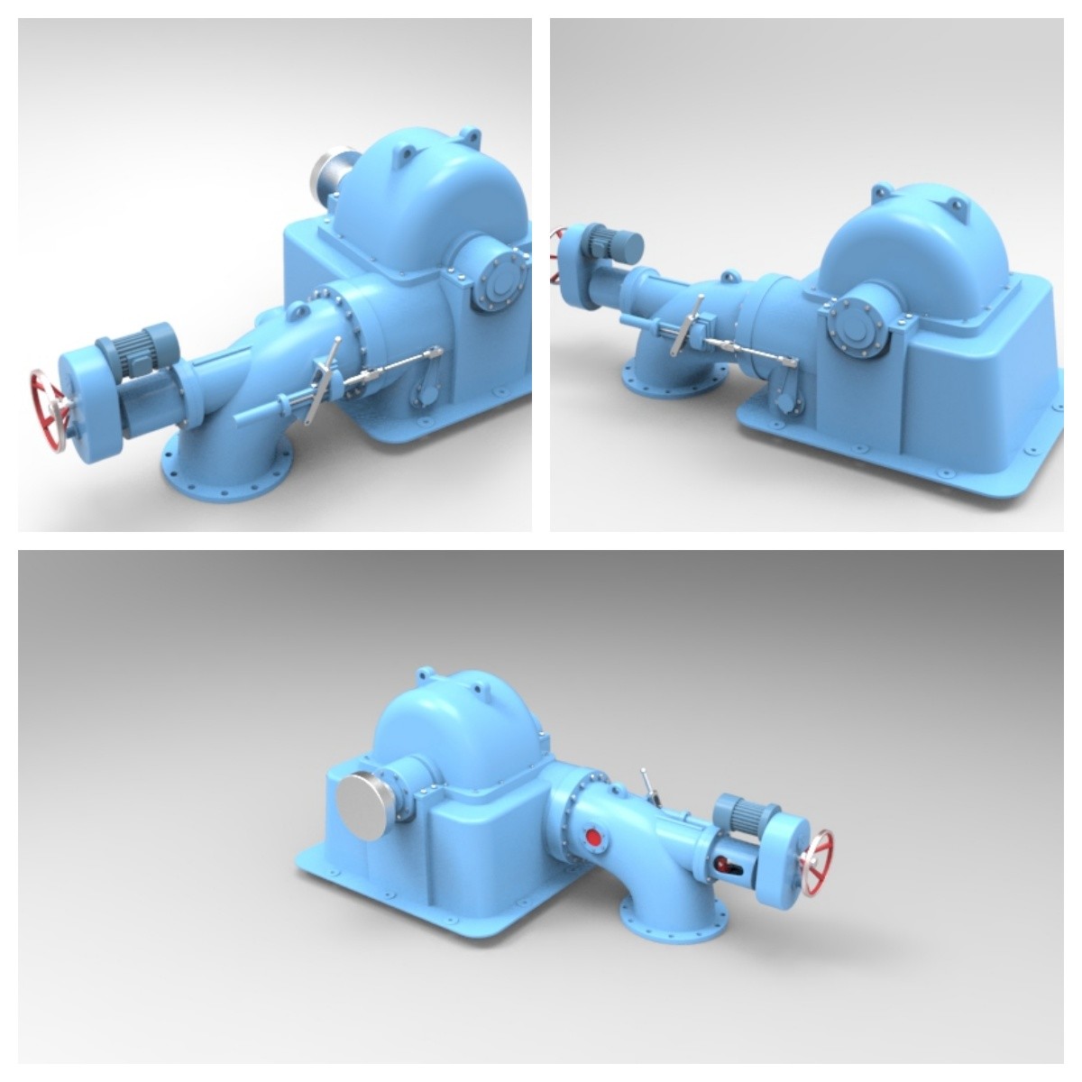 Stainless Steel Rated Power 200KW-30MW Water Turbine Hydro Generator ...