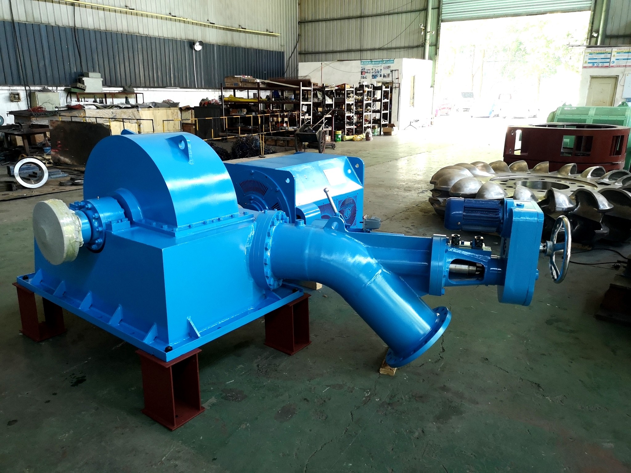 Power Supply Turgo Type Hydraulic Turbine Generator 50KW~2000KW