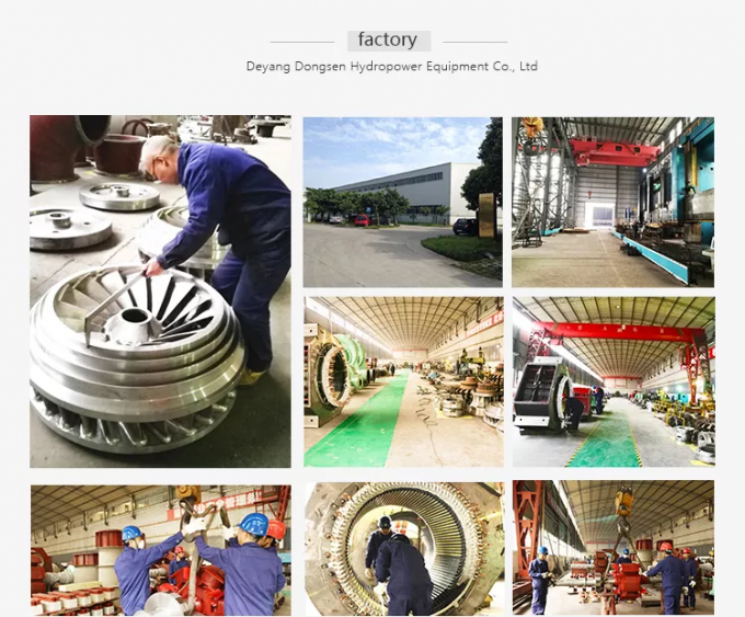 200kw-10mw Francis Water Turbine Generator / Off Grid Hydro Generator