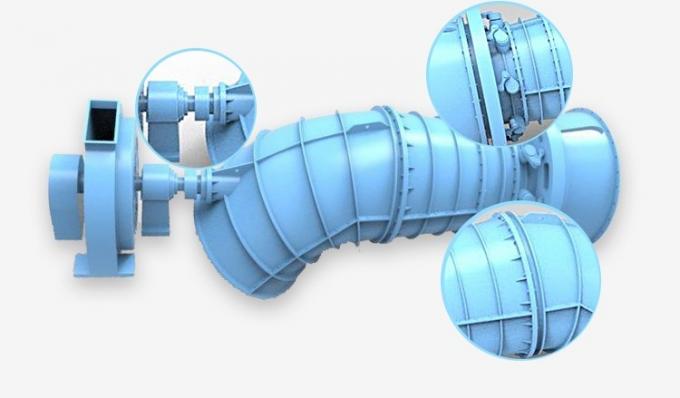 Compact Water Powered Tubular Water Turbine , Low Head Micro Hydro Turbine