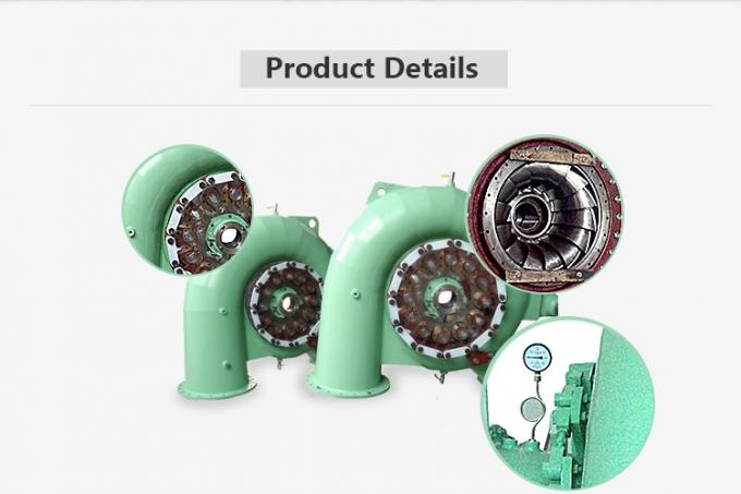 Francis Vertical Hydro Water Turbine Generator 200kw Compact Structure